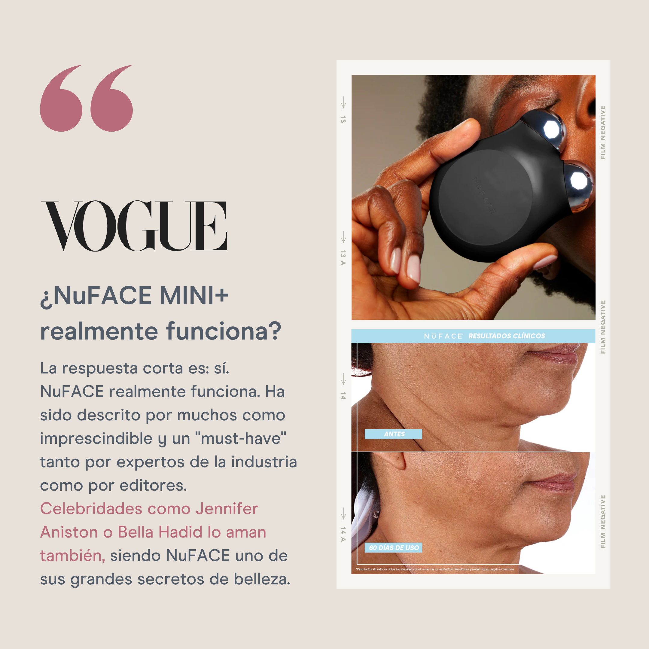 Mi secreto para una piel más firme.